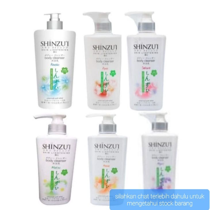 Jual SHINZUI BODY WASH / CLEANSER SABUN MANDI / CAIR SINZUI PUMP 480ML ...