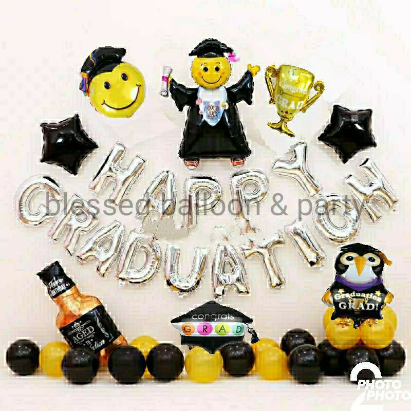 Jual Paket dekorasi happy graduation | Shopee Indonesia