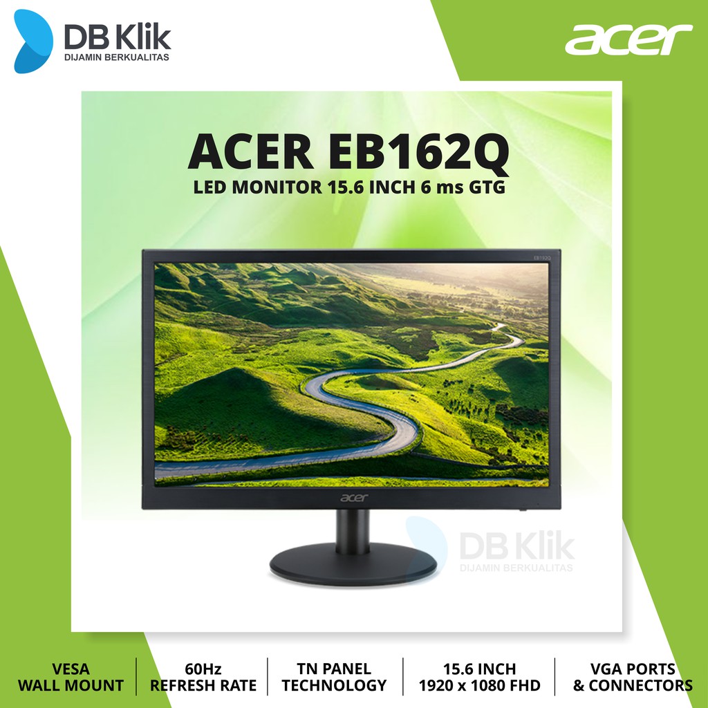Jual Monitor LED Acer 15,6 Inch EB162Q | Shopee Indonesia