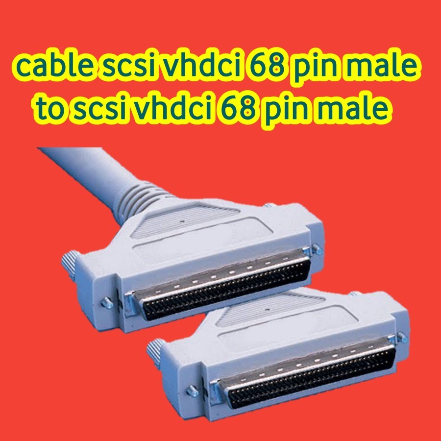 Jual Cable scsi vhdci 68pin Male to vhdci 68pin Male 3 Meter | Shopee Indonesia
