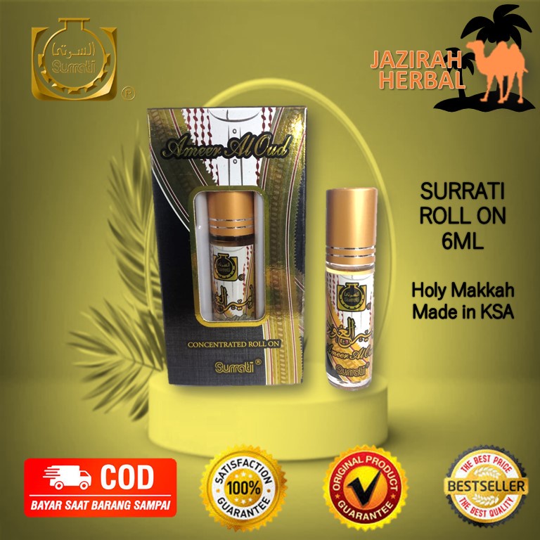 Jual Parfum Surrati Ameer Al Oud Roll On 6ml | Original by Surrati ...