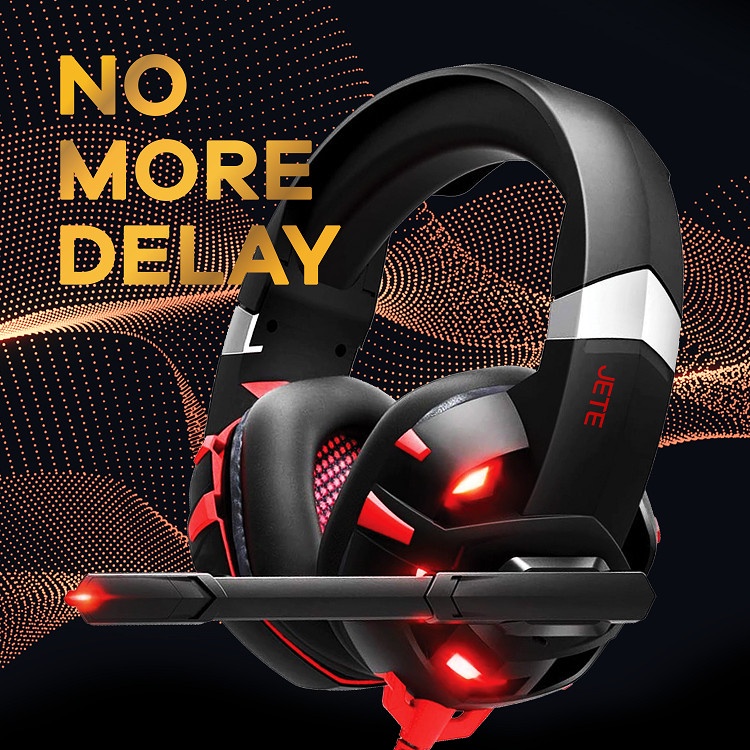 Jual Headset Gaming JETEX-G2 Gaming series Only Black FRed | Shopee ...