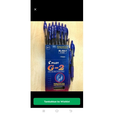 Jual pulpen G-2 pilot | Shopee Indonesia
