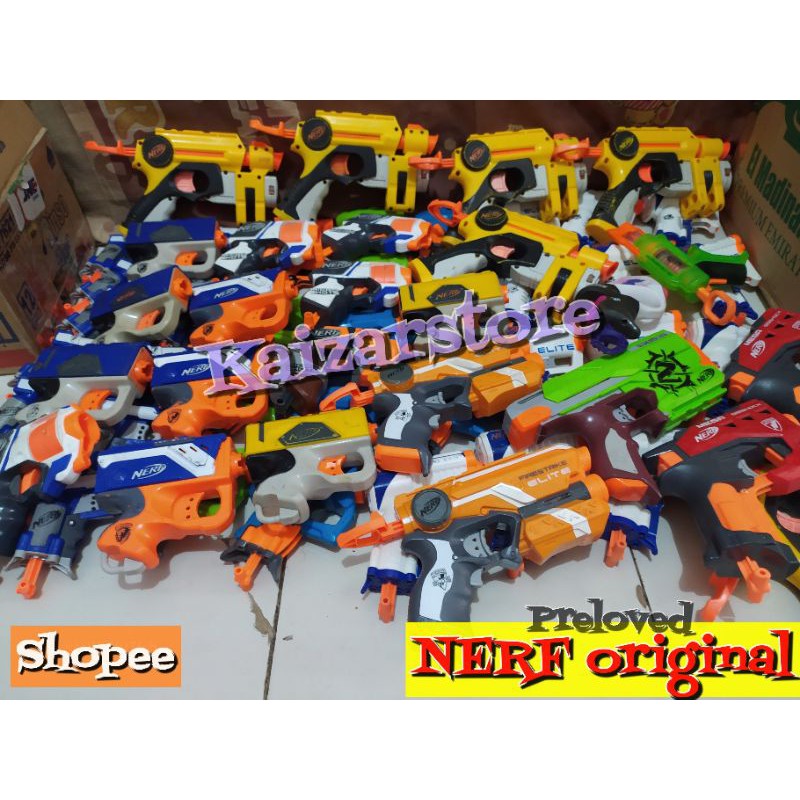 Jual Mainan Pistol Tembakan NERF Elite Nanofire Jolt Reflex Micro Shots ...