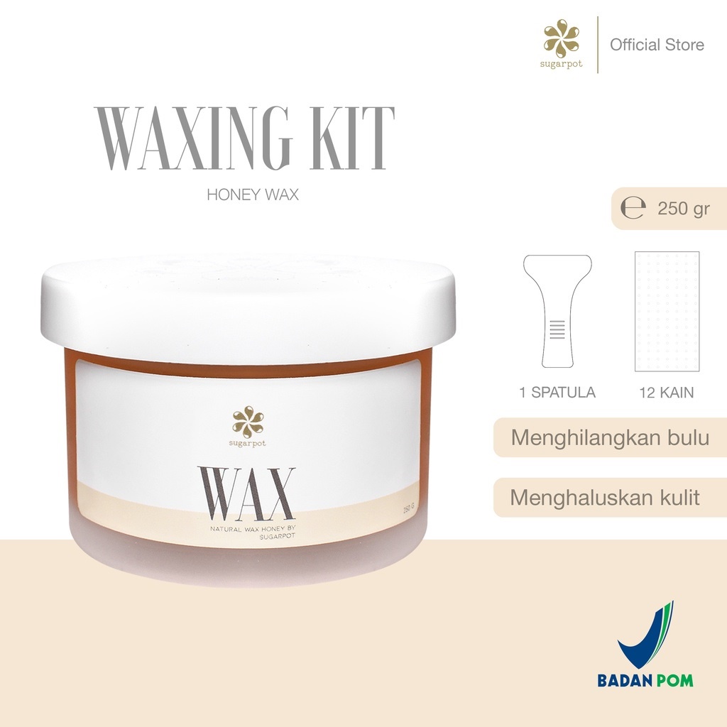 Jual JakartaOfficialOnlineStore_SUGARPOT Sugar Waxing Kit / Hair Removal / Pencabut Bulu 250gr ...