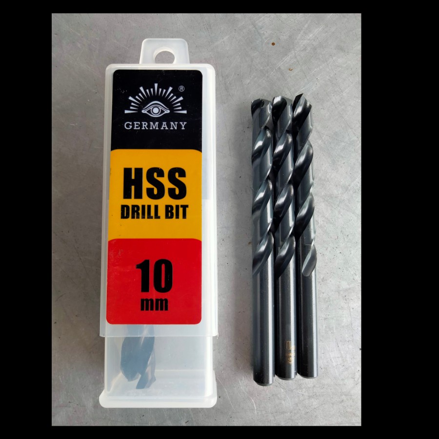 Jual Mata Bor Besi TjapMata/Cap Mata HSS 10mm, 12mm, 13mm, 14mm ...