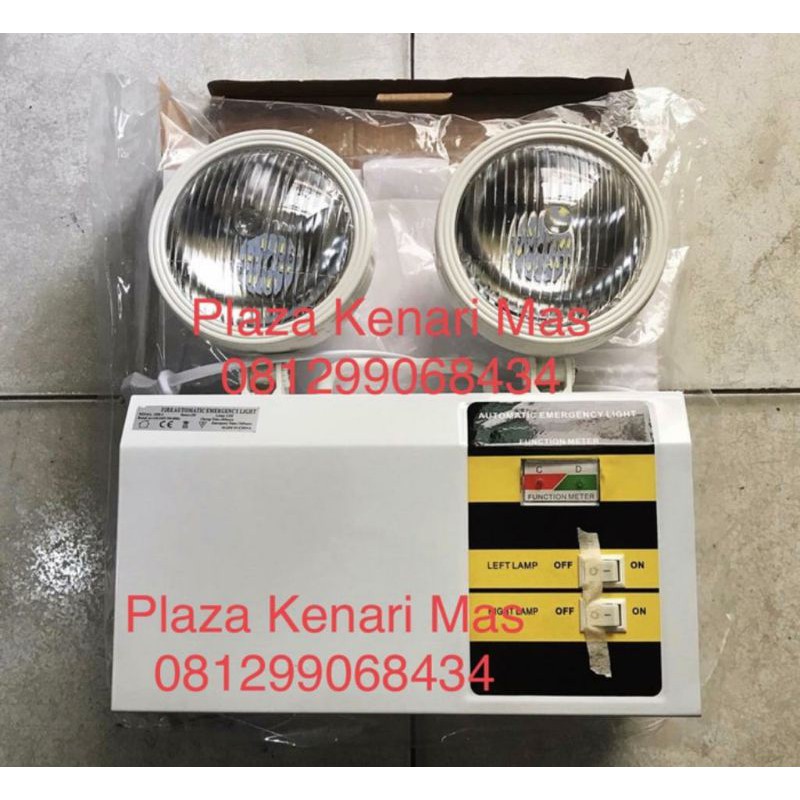 Jual Lampu Emergency Mata Kucing Led Twin Spot Led 2 x 3 Watt | Shopee ...