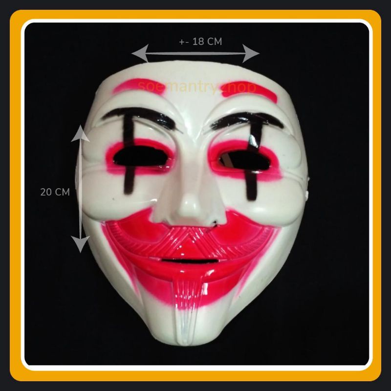 Jual Topeng Who Am I Hacker Anonymous urbex people traveling mainan ...