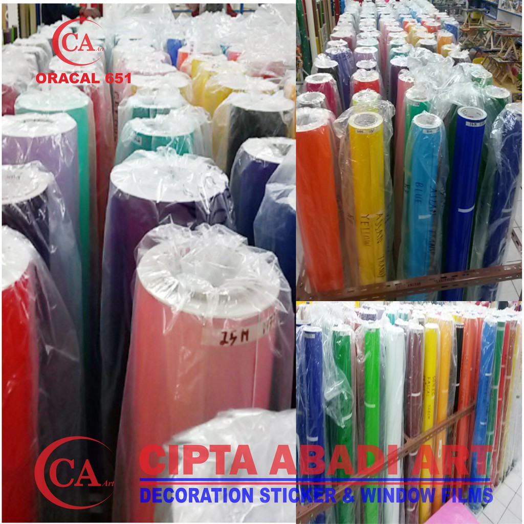 Jual STIKER WARNA_STICKER ORACAL 651 MATT/DOFT_STIKER MOBIL_STIKER ...