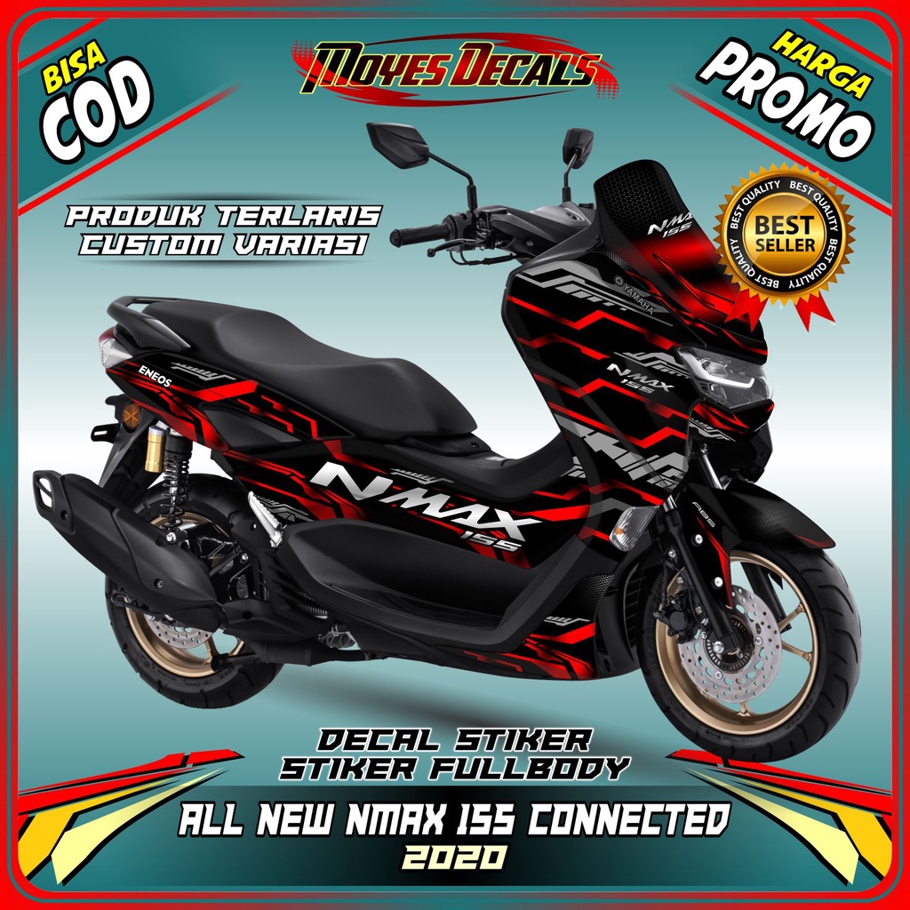 Jual sticker full body Yamaha all new nmk 155 connected merah | Shopee ...