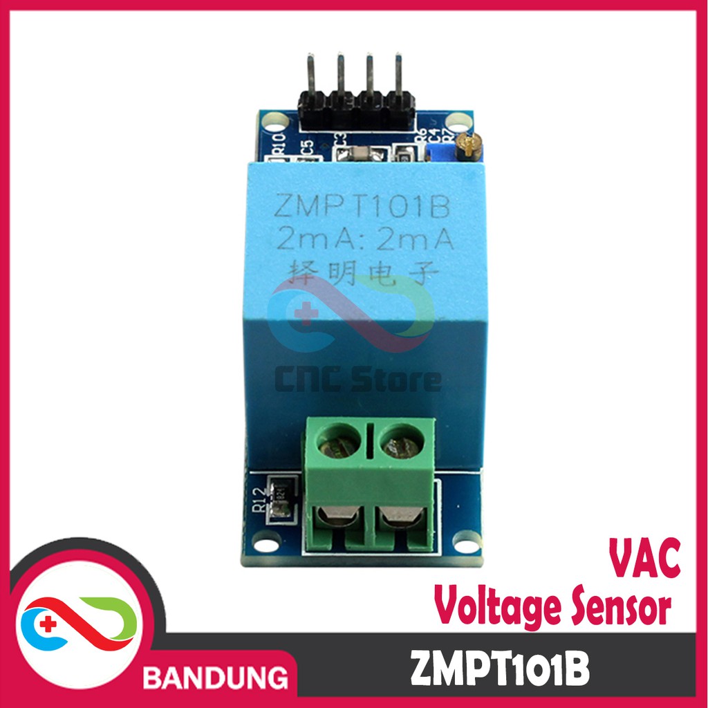 Jual ZMPT101B VOLTAGE TRANSFORMER MODULE AC ACTIVE OUTPUT VOLTAGE ...