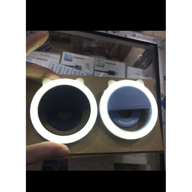 Jual ring light ringlight jepit lampu terang model charger | Shopee ...