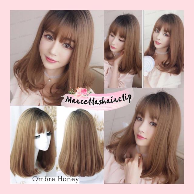 Jual WIG AKEMI PONI TIPIS KOREA - KOREAN BLOW 40cm [ rambut palsu ...