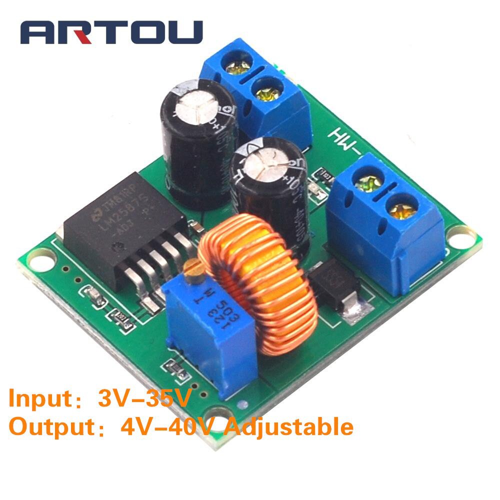 Jual LM2587 DC-DC 3V-35V To 4V-40V Step Up Power Module Boost Converter ...
