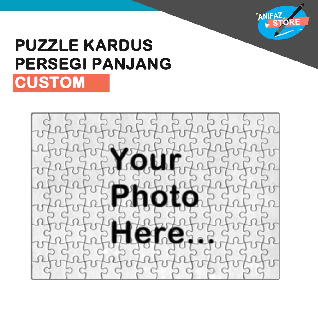 Jual PUZZLE KARDUS PERSEGI PANJANG - CUSTOM | Shopee Indonesia