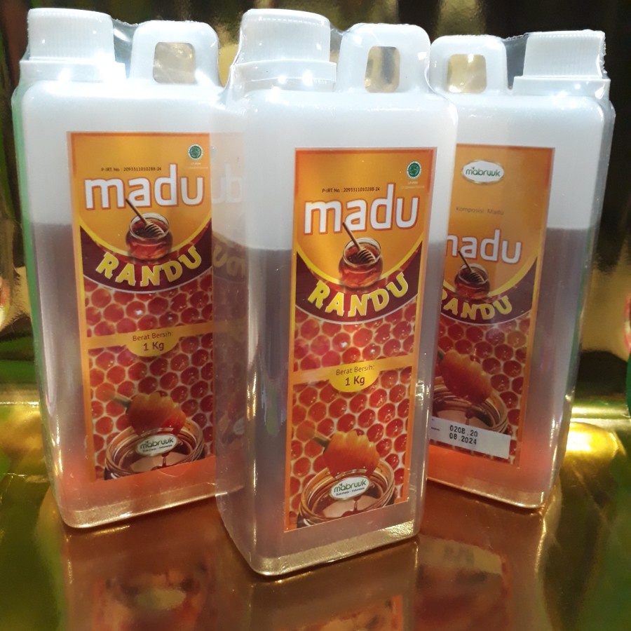 Jual Madu Randu Mabruuk 1kg madu hutan randu 1 kg | Shopee Indonesia