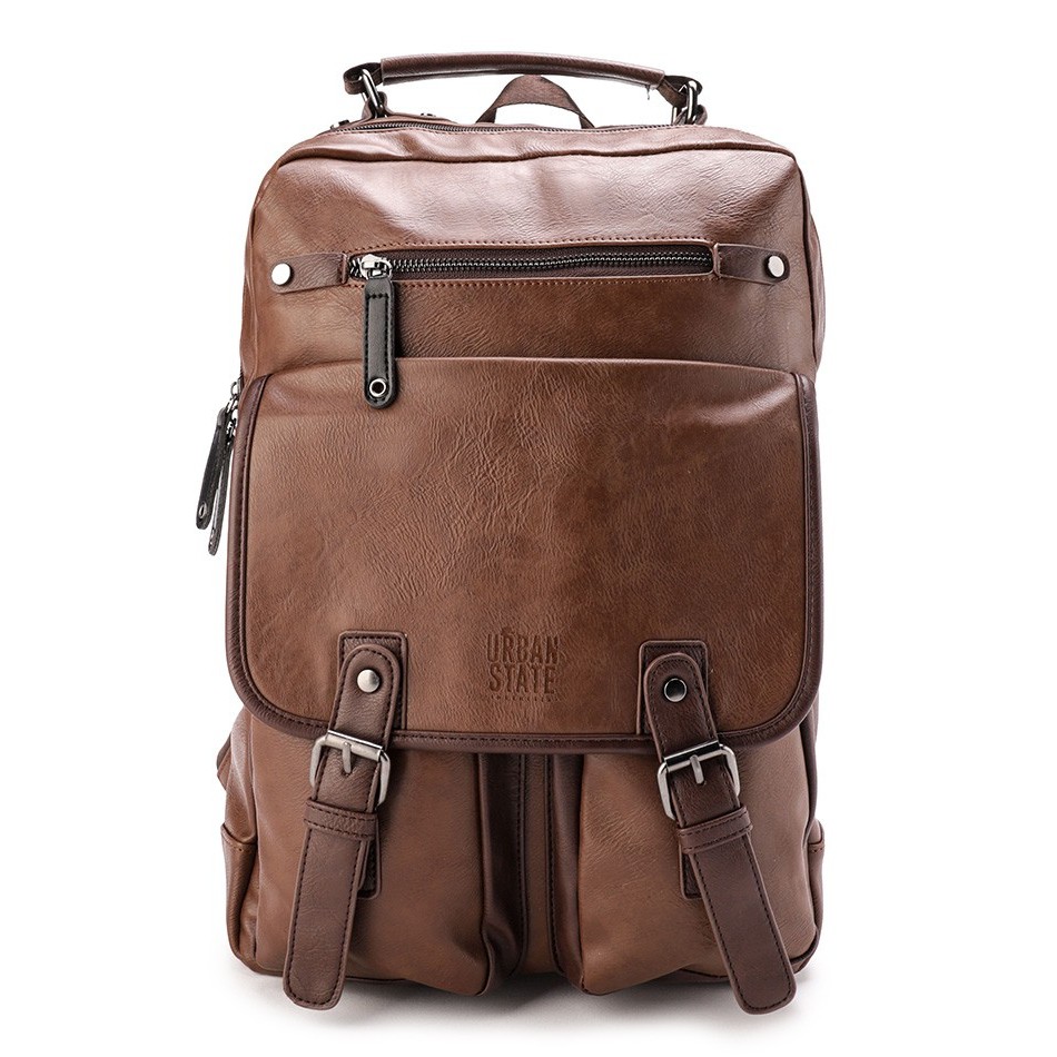 Jual Urban State - Pu Utility Large Backpack - Camel | Shopee Indonesia