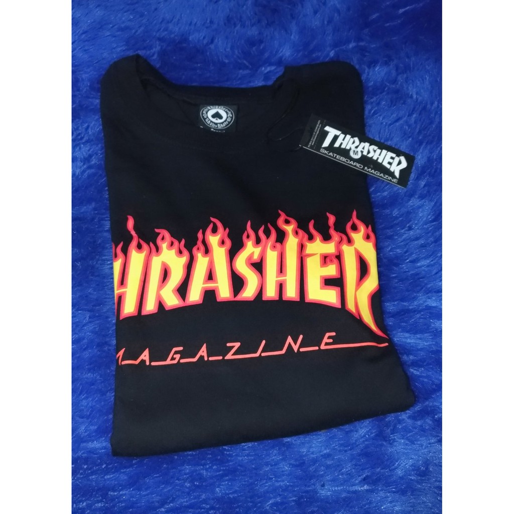 Jual KAOS THRASHER FLAME FULL TAG | Shopee Indonesia