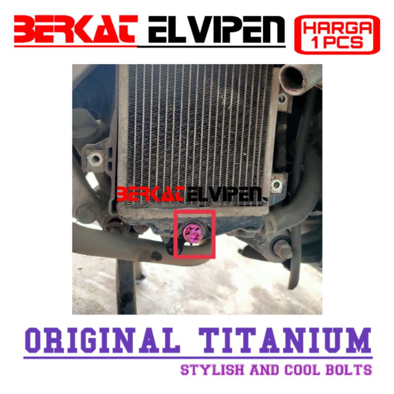 Jual Baut Titanium Pembuangan Air Radiator Vario 125 150 Pcx 150 160 ...