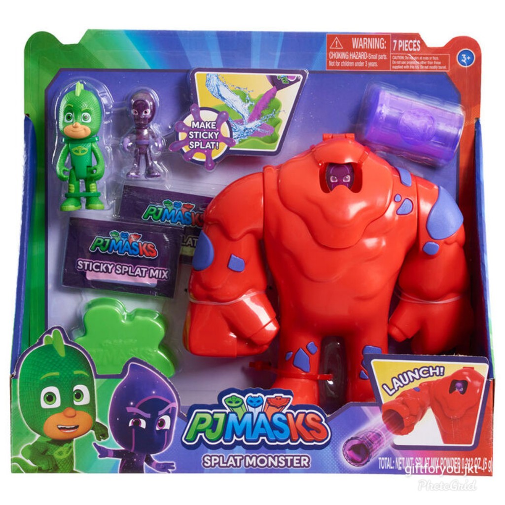 Jual PJ Masks Splat Monster Mainan Anak Figure Super Hero Playset Toy ...