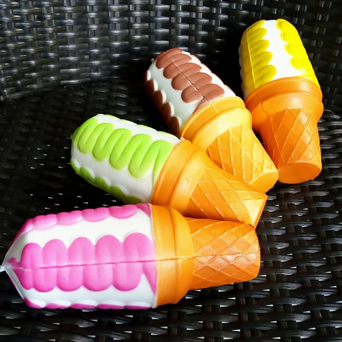 Jual Soft And SlowRise Squishy Ice cream cone jumbo es krim | Shopee ...
