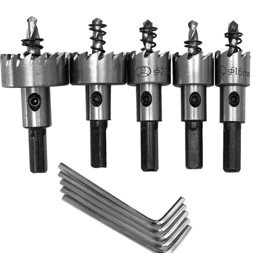 Jual HOLE SAW IKURA 6MM-18.5MM-20MM-25MM-30MM/Hole Saw Holesaw Kit Mata ...