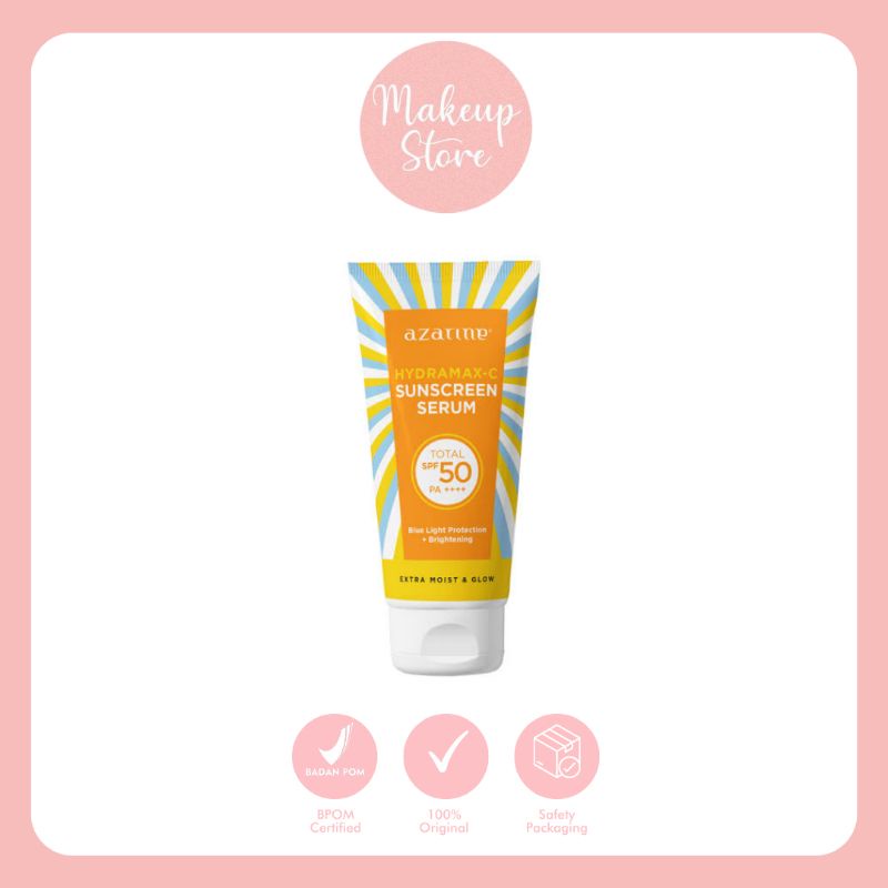 Jual Azarine Hydramax - C Sunscreen Serum SPF 50 ++ | Shopee Indonesia