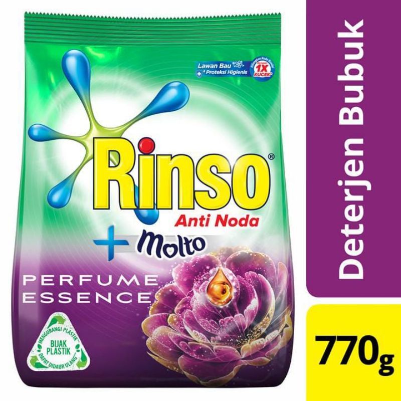Jual RINSO DETERGEN BUBUK 770GR | Shopee Indonesia
