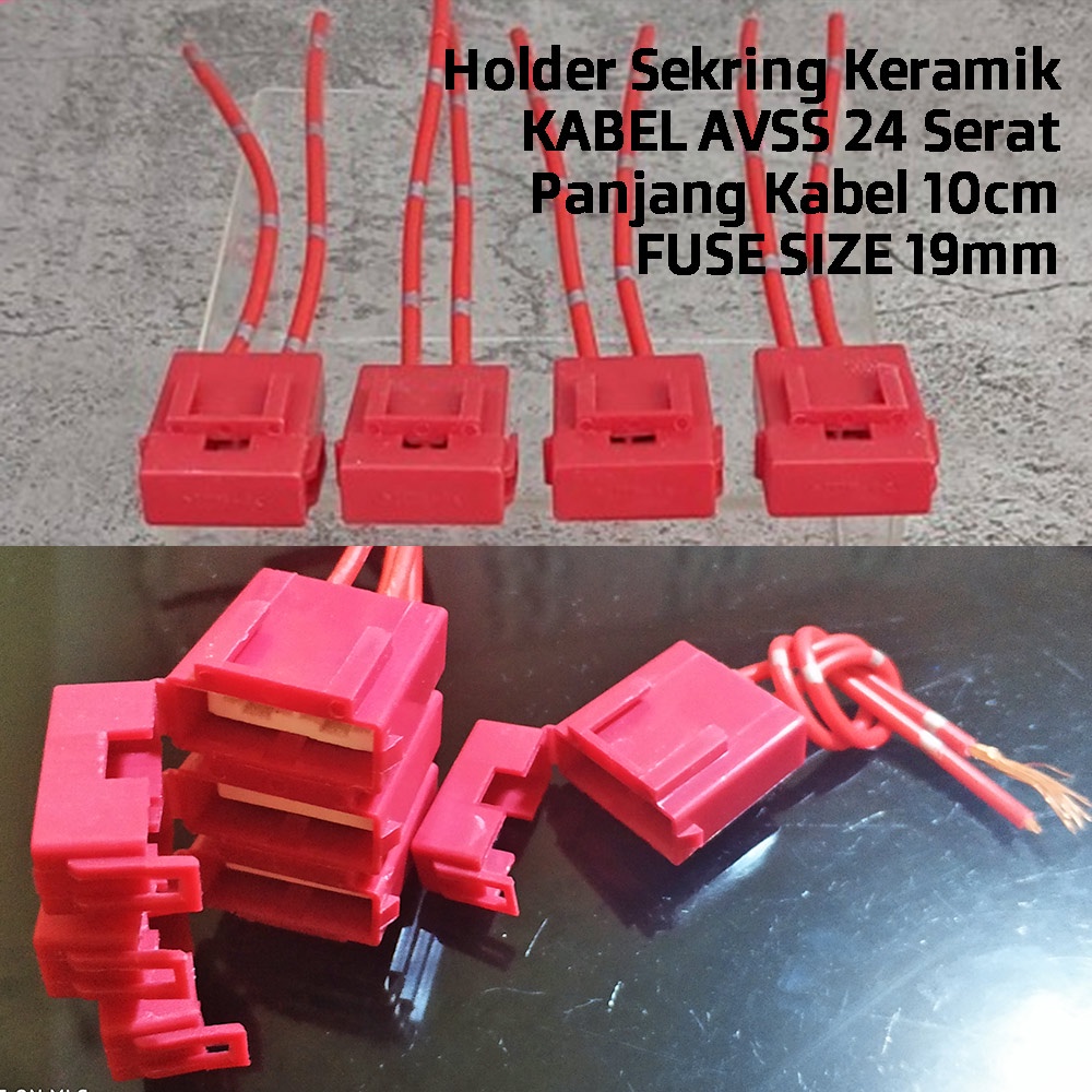 Jual Soket Sikring Tabung Kaca Keramik Cucuk Kecil Bundle Socket Car ...