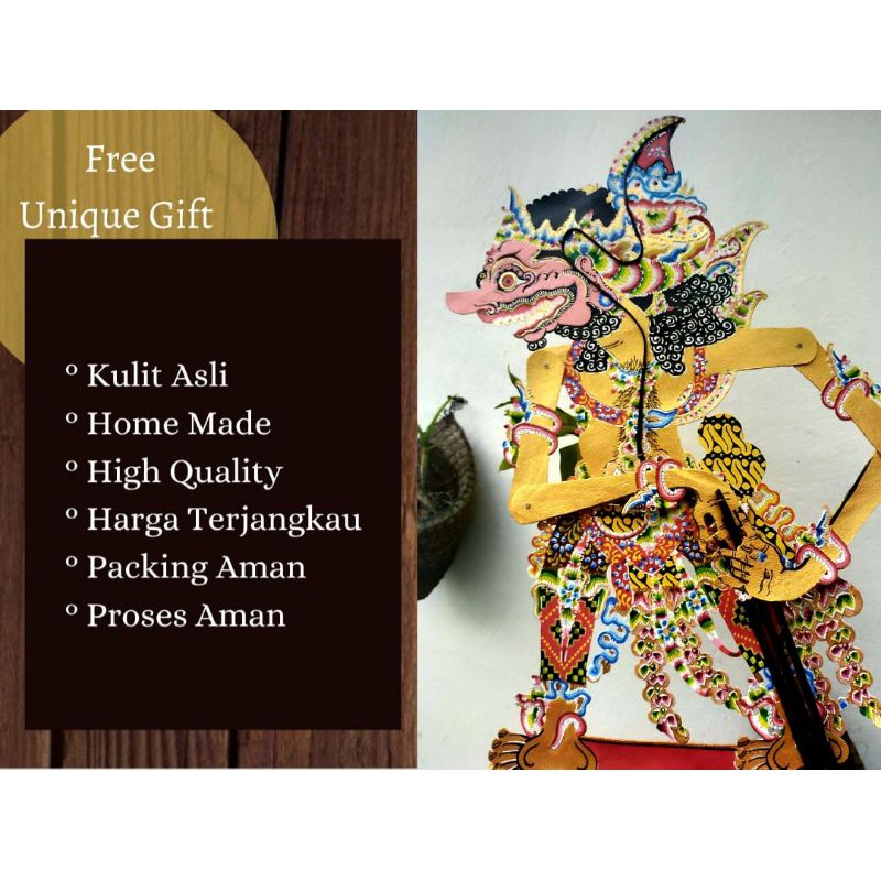 Jual Wayang Kulit Brajamusti/ Brojomusti Halus | Shopee Indonesia