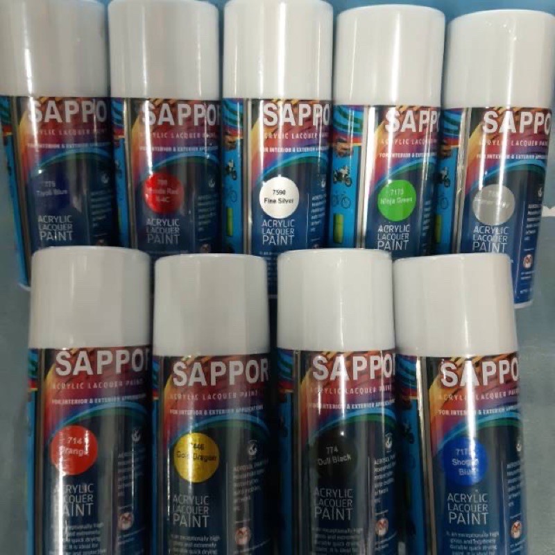 Jual Cat spray SAPPORO pilox pilok 300cc | Shopee Indonesia