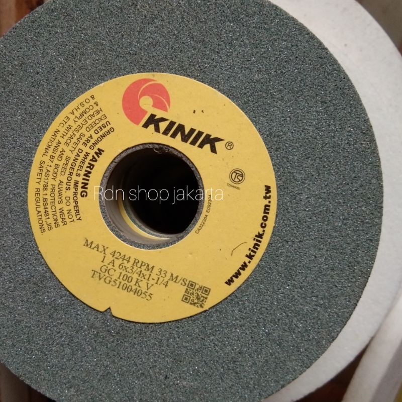 Jual KINIK grinding wheel GC 100 KV-batu gerinda kinik 1A 6" x 3/4" x 1 ...