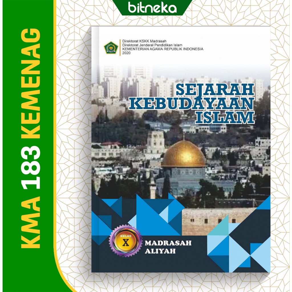 Jual Buku Siswa Sejarah Kebudayaan Islam SKI Kelas 10 MA KEMENAG KMA 183 | Shopee Indonesia