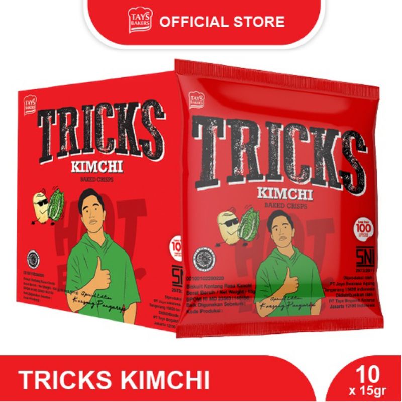 Jual snack TRICKS KIMCHI TRIK 1 BOX 10pcs trick bulgogi @12gr | Shopee ...