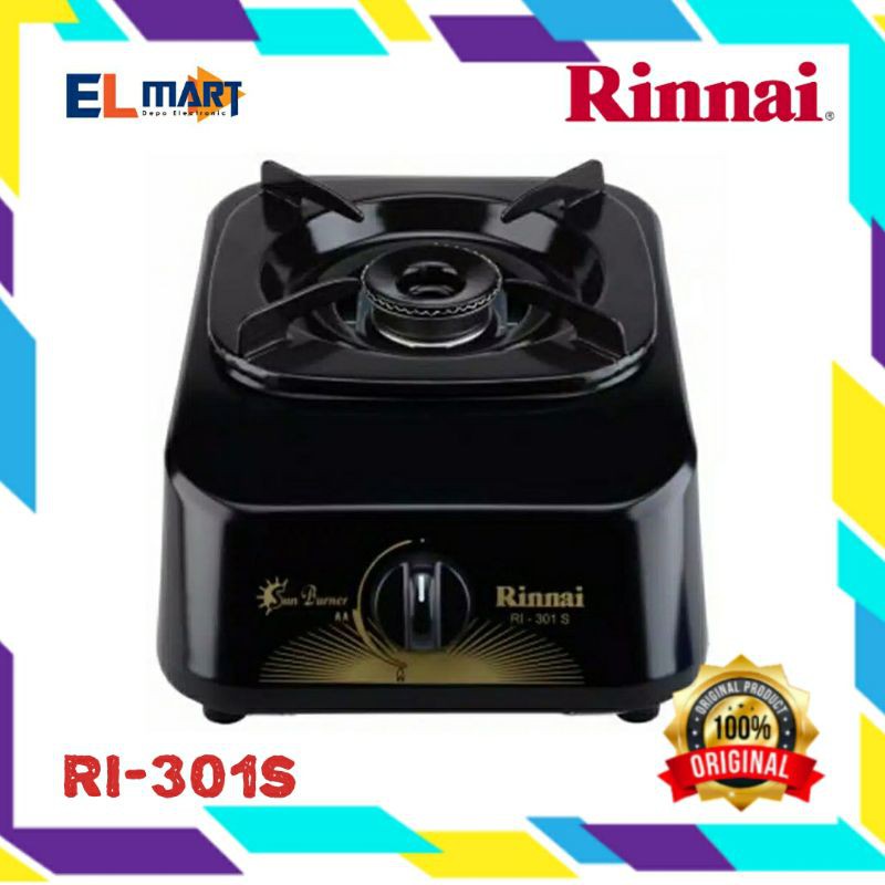Jual Rinnai kompor gas satu tungku RI 301S RI 301 S RI301S | Shopee ...