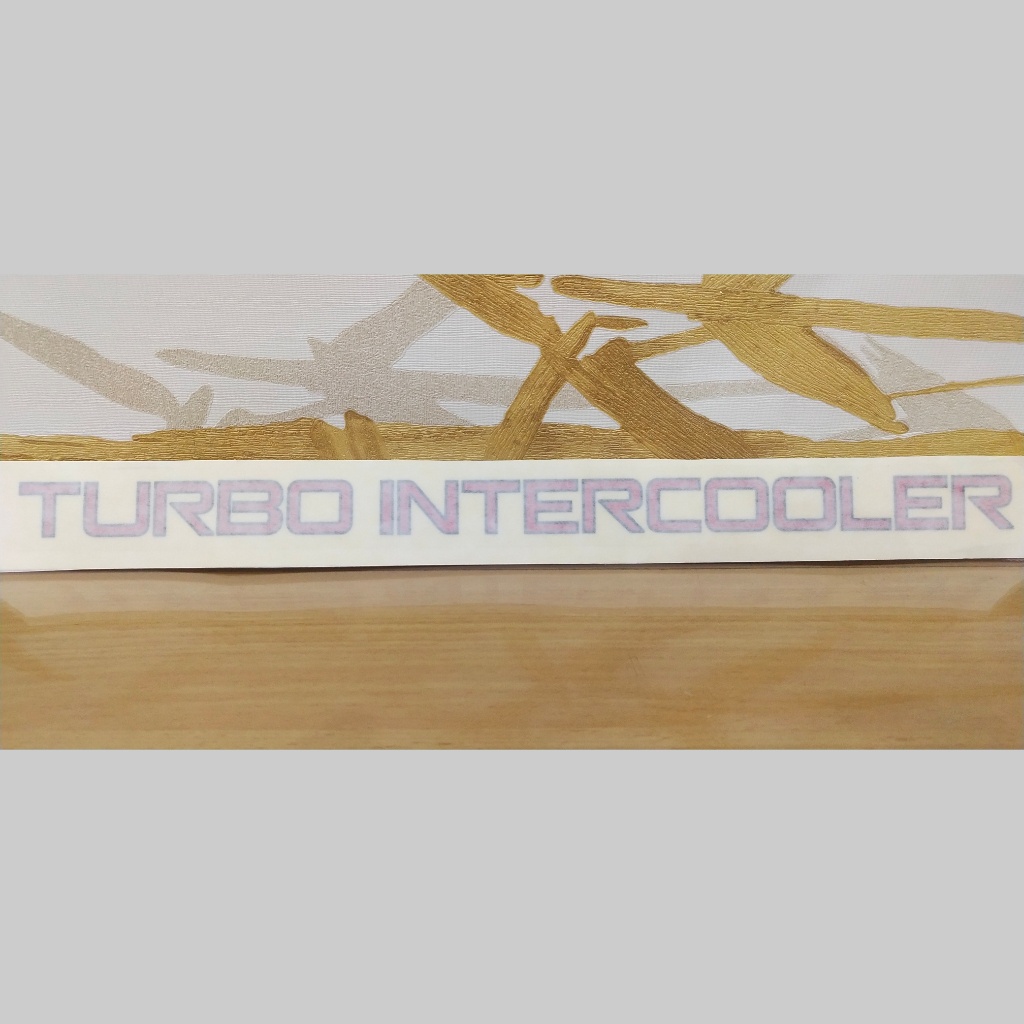 Jual stiker sticker TURBO INTERCOOLER (mitsubishi) | Shopee Indonesia