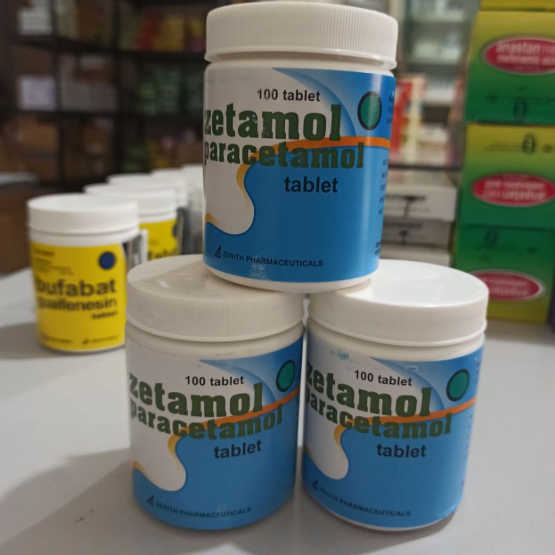 Jual Zetamol Kaleng Paracetamol 500mg isi 100 tablet | Shopee Indonesia