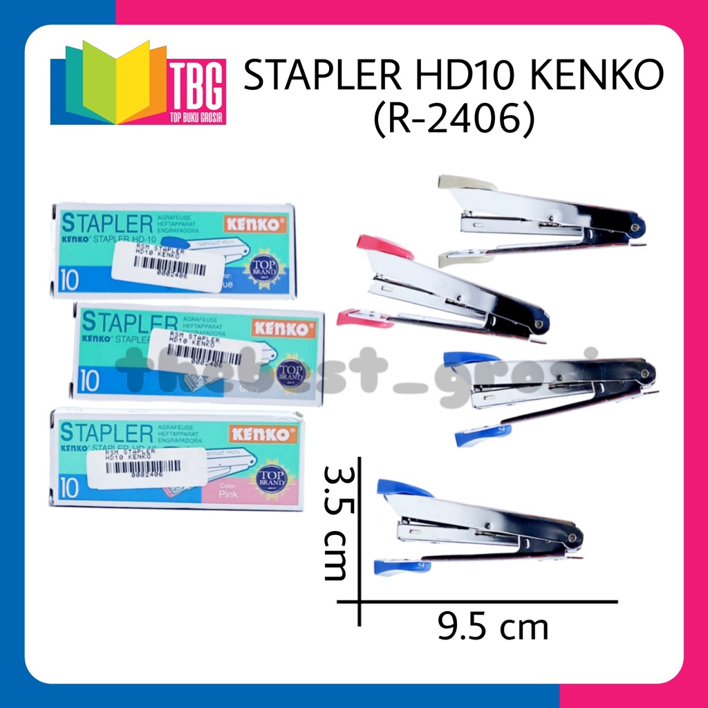 Jual 1 PCS STAPLER HD10 KENKO / STAPLES / STAPLER HD10 / STAPLES KENKO ...