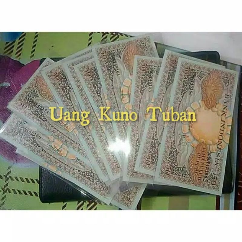 Jual Uang Kuno 50 Rupiah Seri Bunga Thn 1959 UNC | Shopee Indonesia