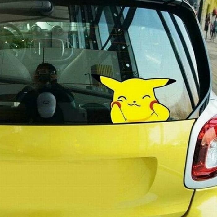 Jual Sticker mobil, Stiker lucu, Sticker Pokemon Pikachu | Shopee Indonesia