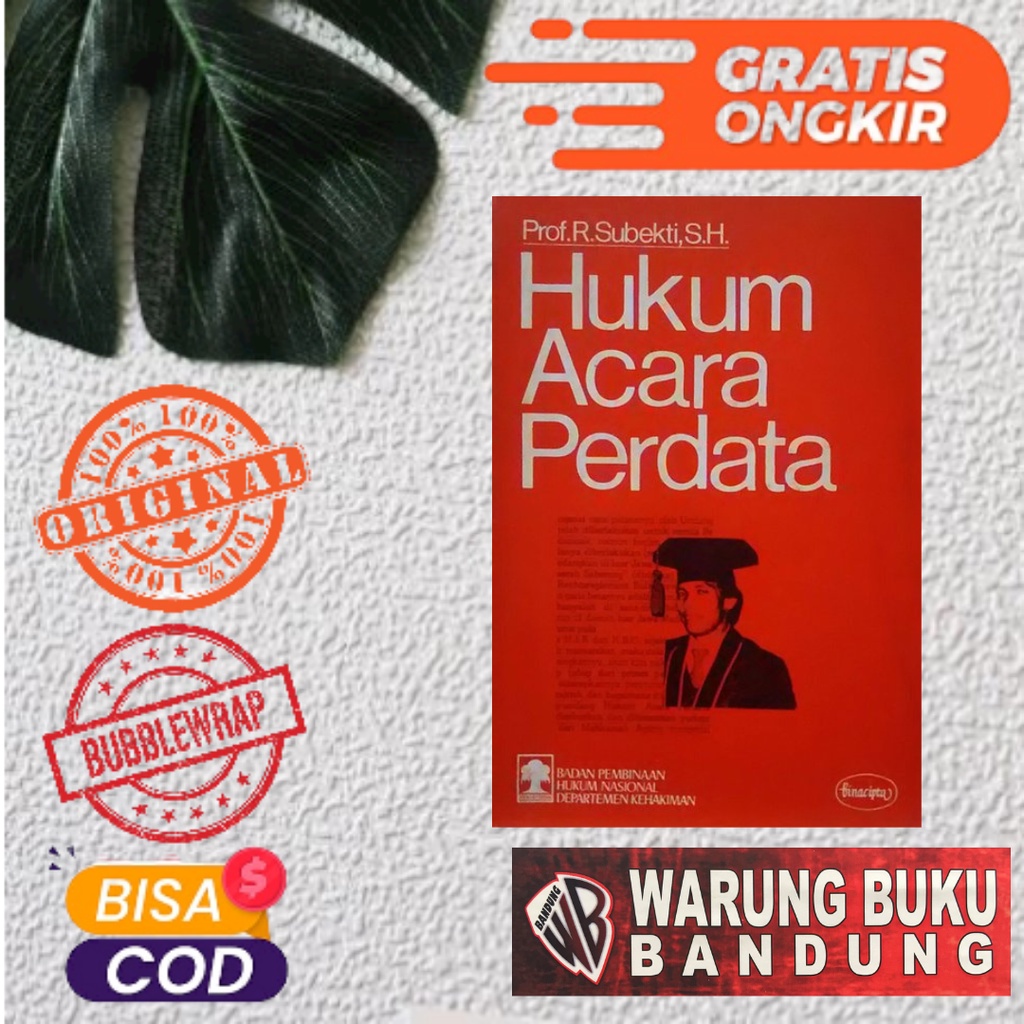 Jual BUKU HUKUM ACARA PERDATA - Prof.R.Subekti,S.H. | Shopee Indonesia