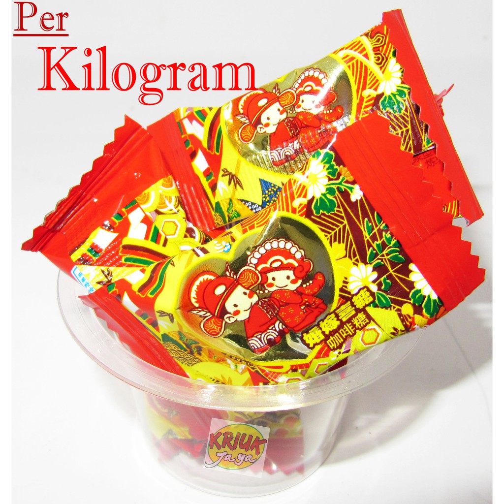 Jual BARU Permen Cantik Rasa Susu Untuk Sincia / Imlek ( Kiloan / Curah ...