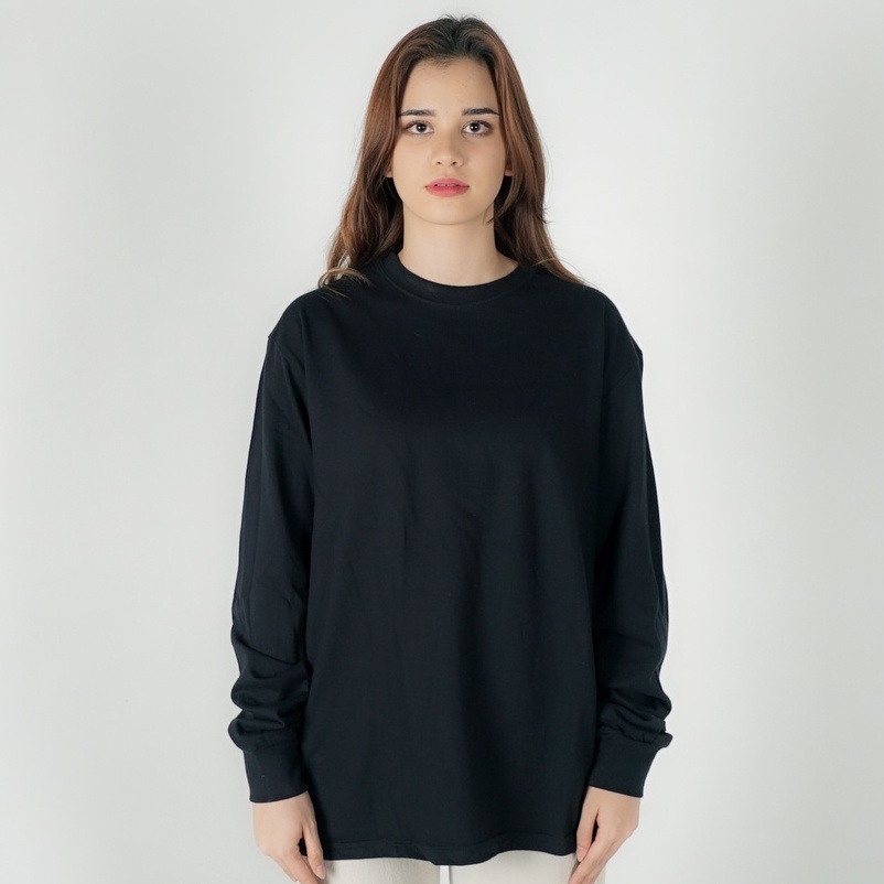 Jual Longslevee Lengan Panjang Polos Basic Merchcons Size S M L XL XXL ...