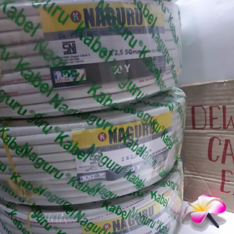 Jual Kabel Listrik Kawat Tembaga Murni NYM 2 x 2.5 x 50Y ber ( SNI ...