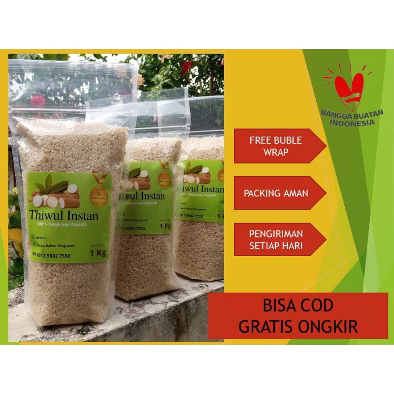 Jual Beras Singkong 1kg / Nasi Tiwul / Makanan Tradisional Untuk Diet ...