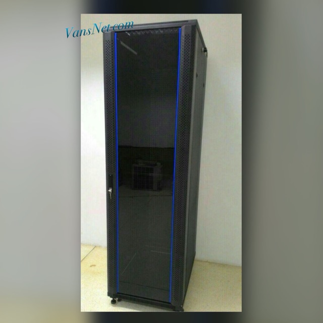 Jual Standing close rack 42u depth 900mm glass door / rack server 42u ...
