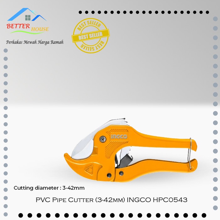 Jual Gunting Pemotong Pipa Air Pvc Pvc Pipe Cutter (3-42Mm) Ingco Hpc0543 | Shopee Indonesia