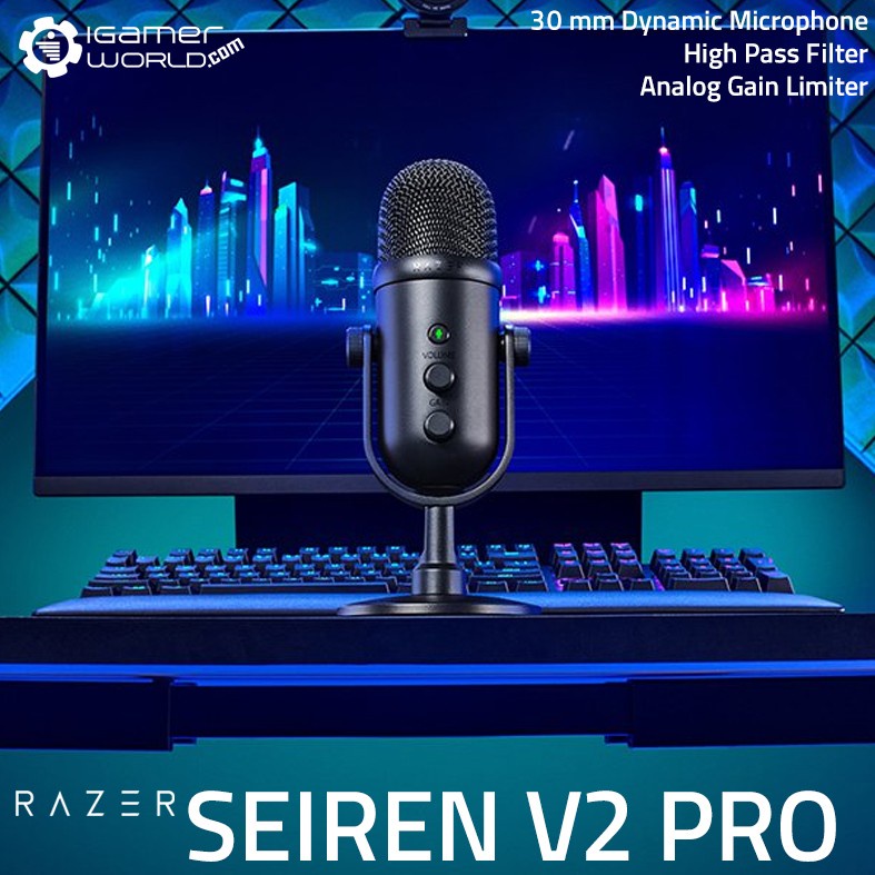Jual Razer Seiren V2 Pro Professional-grade USB Microphone for ...