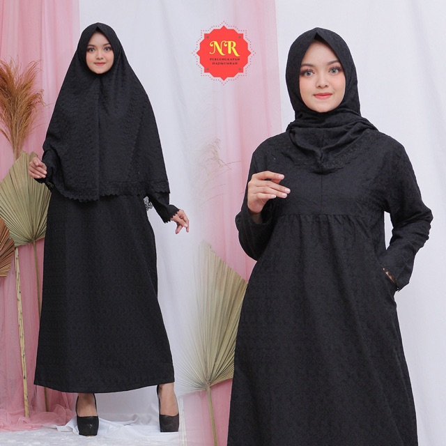 Jual Gamis hitam syari umroh dan haji | Shopee Indonesia