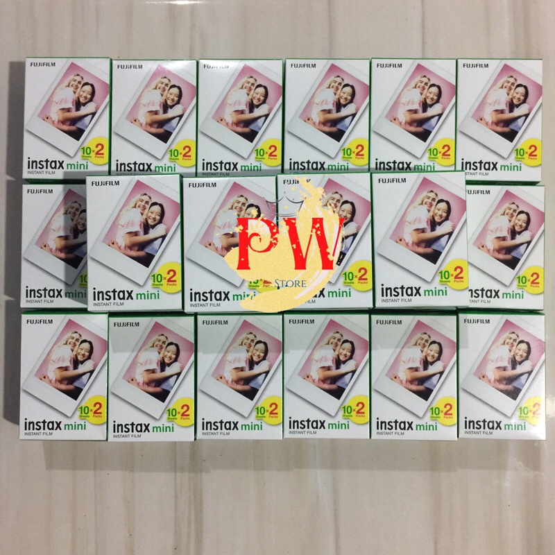 Jual FUJIFILM INSTAX MINI FILM TWIN PACK isi 2x10 lembar / paper refill ...